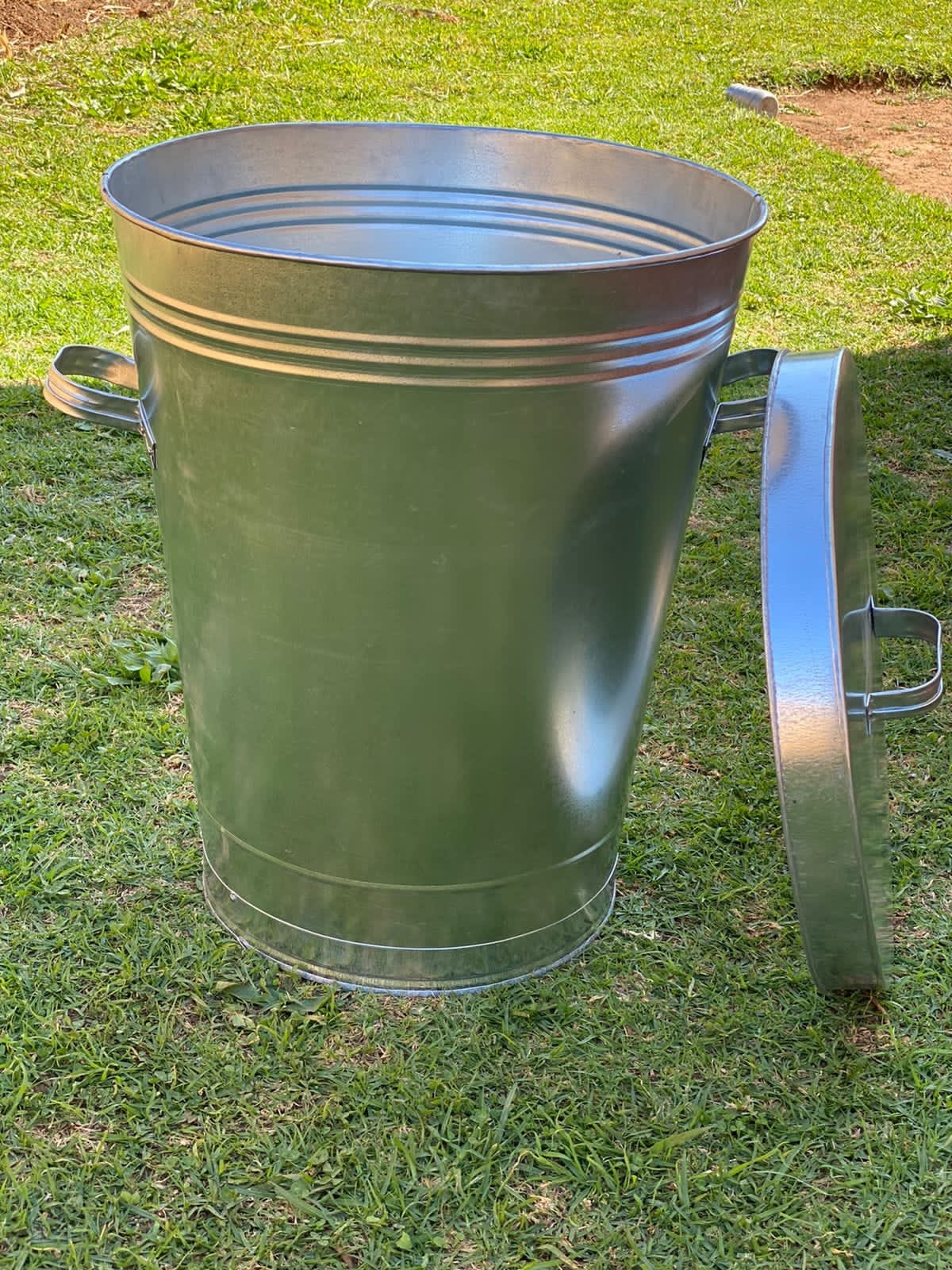 Dust Bin 58cm diameter x50cm height made from 0.6mm gauge Contact us ...
