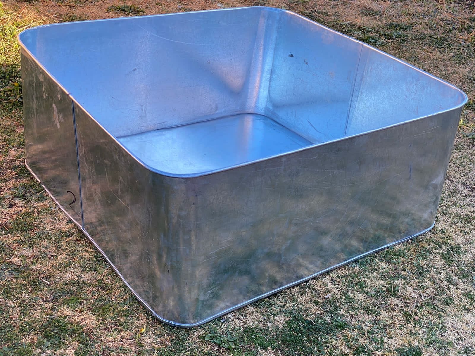 Galvanised Steel Bath Tub .1.5m length x70cm x50cm height x70cm Contact ...