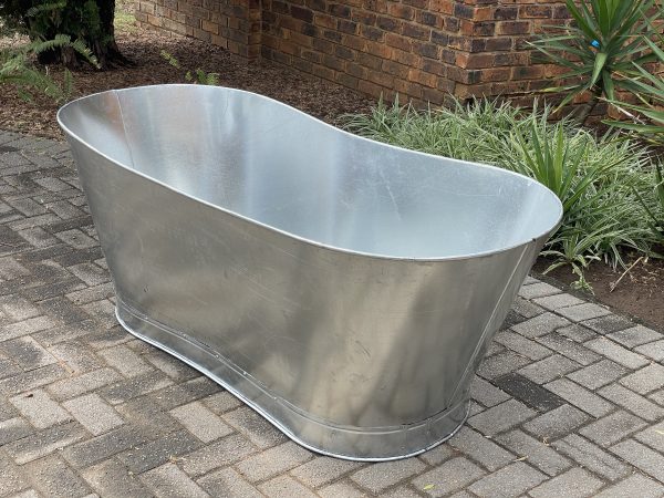 Free Standing Galvanised Steel Bath Tub - Pstinman Trading