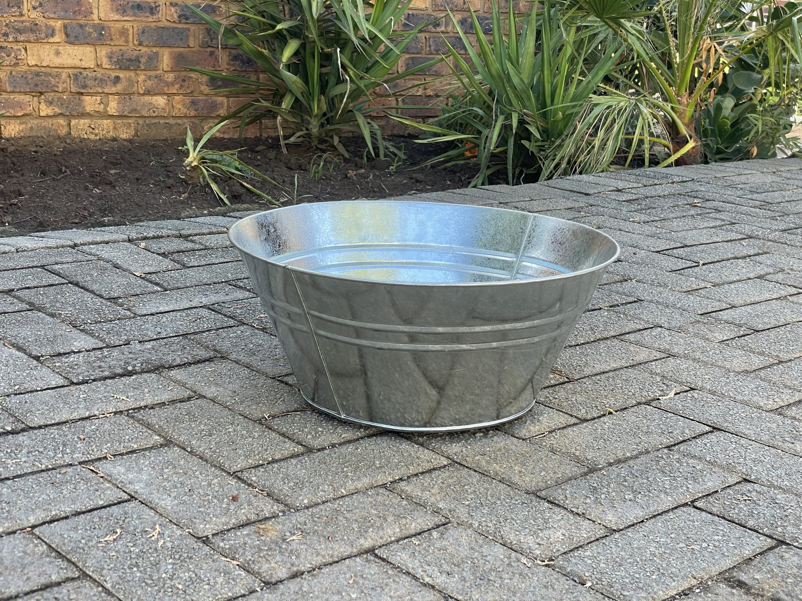 Galvanized Steel Round Basins - Pstinman